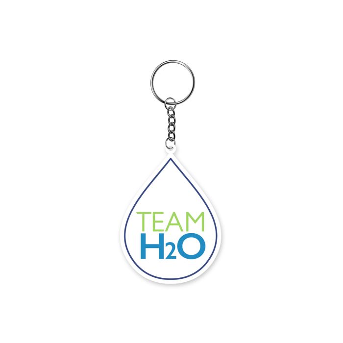 Custom WSSC H2O Logo Keychain